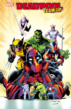 DEADPOOL TEAM-UP #1 JONAS SCHARF VARIANT [1:25] 🐧🤮 LATE RELEASE AUGUST ...
