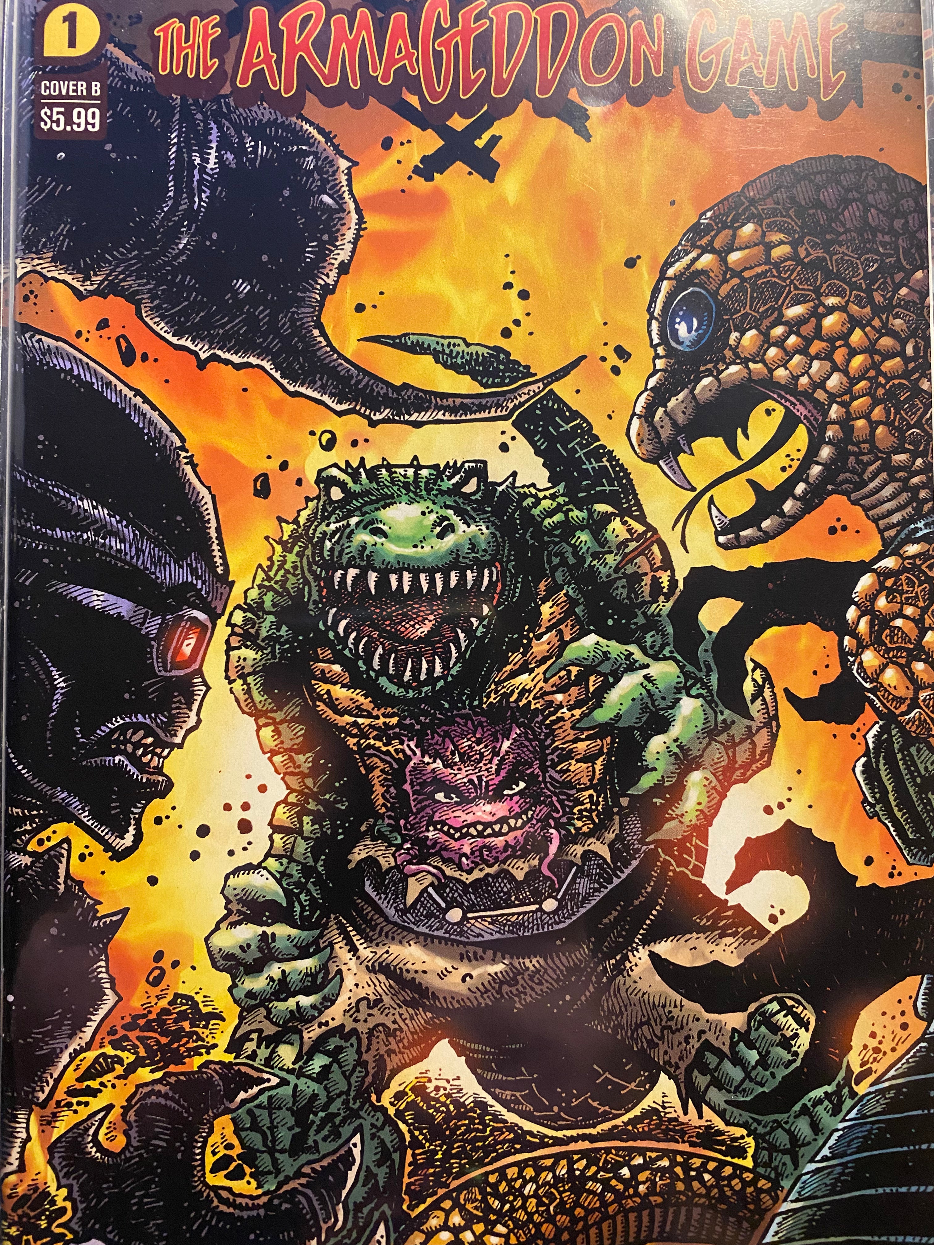 TMNT ARMAGEDDON GAME #1 CVR B EASTMAN 🐧 – Economics In Comics