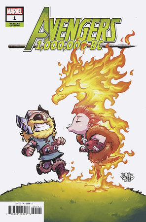 AVENGERS 1,000,000 BC 1 YOUNG VARIANT 🐧🧐 – Economics In Comics