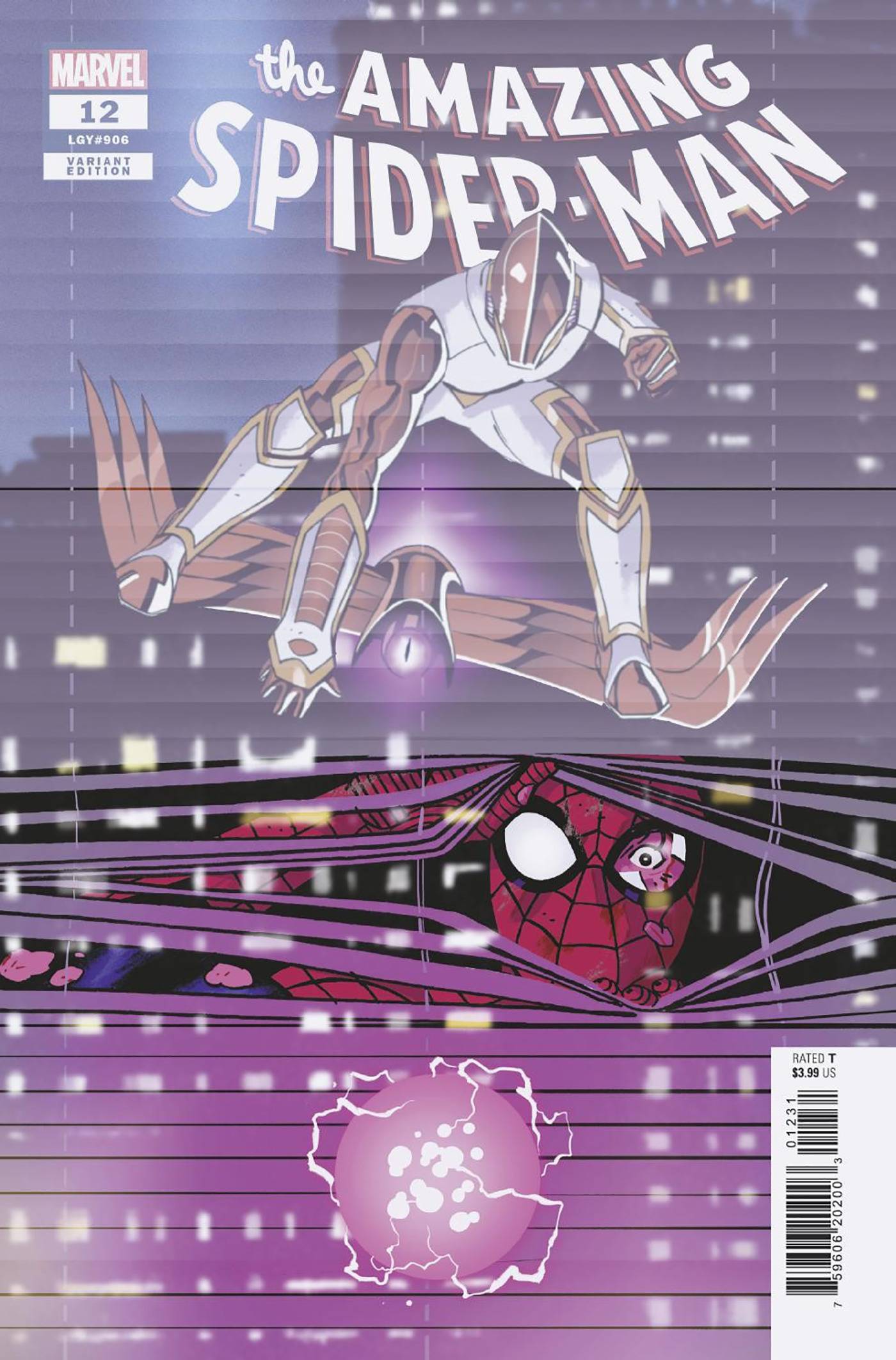 AMAZING SPIDER-MAN #12 REILLY WINDOW SHADES VAR 🐧🤮 – Economics In Comics